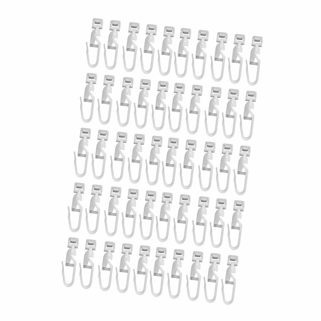 1 упаковка из 50 шт, набор аксессуаров для занавесок с небольшим направляющим шкивом крыла