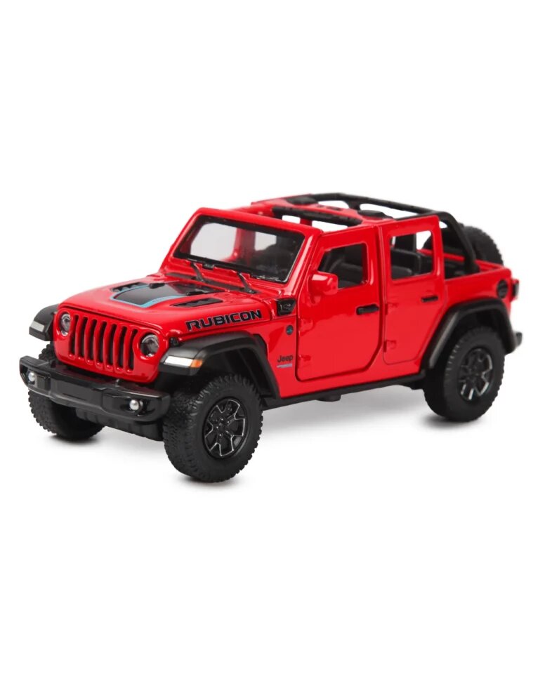 Внедорожник Rastar 64620 Jeep Wrangler Rubicon 4xe 1:32 красный