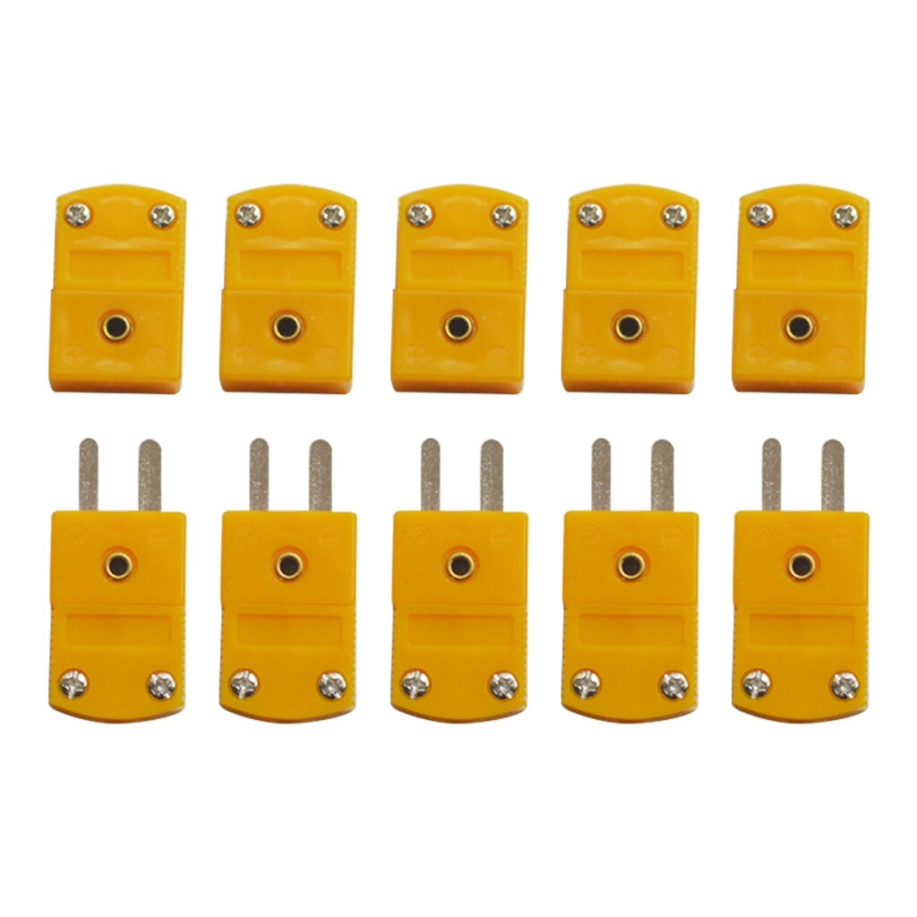 10шт K-Образные Мужские и женские Мини-проводные разъемы Штекер Термопары Датчики температуры Миниатюрная розетка Кабельный разъем