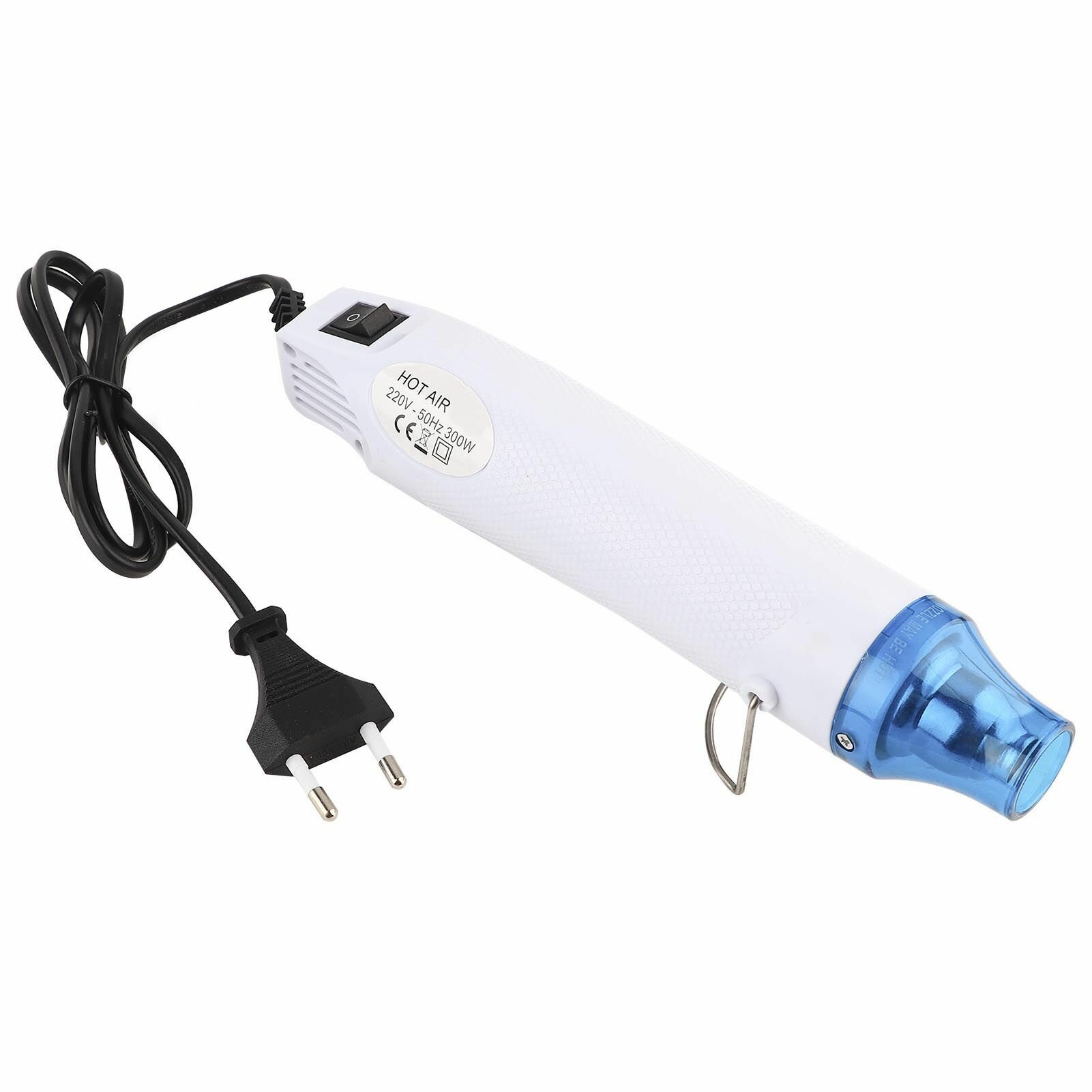 Термофен для творчества и дома, регулировка температуры и воздуха, керамический нагреватель, нескользящая ручка, подходит для полимерной глины, плавления, снятия наклеек, рукоделие и бытовой ремонт