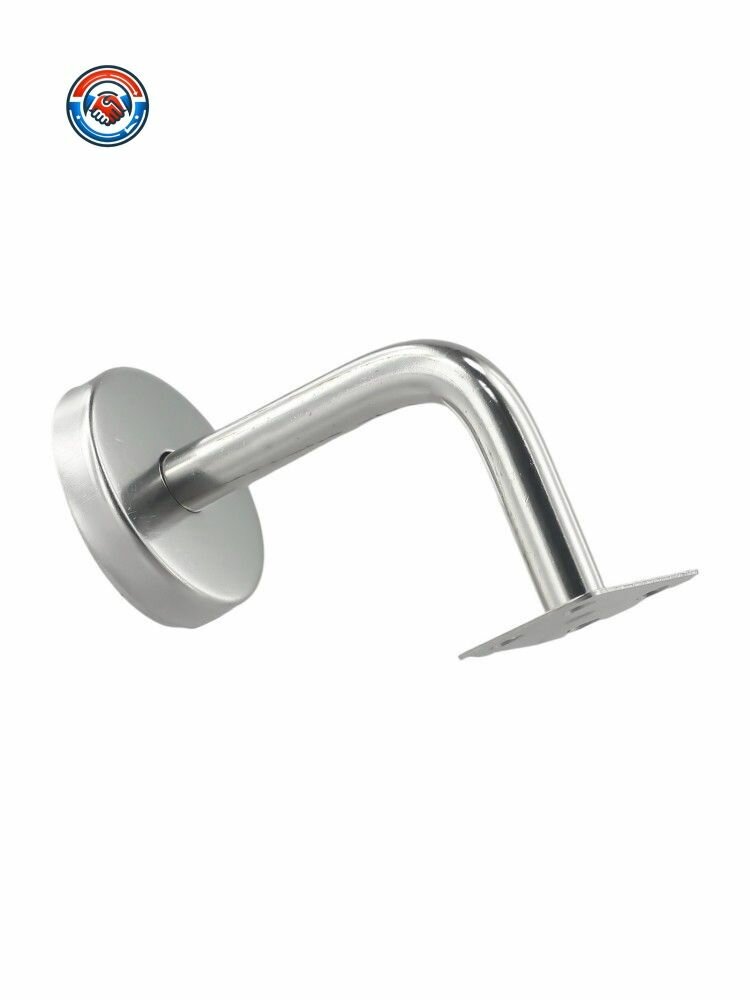 Кронштейн для перил лестницы из нержавеющей стали, настенный опорный держатель 60 60, 60 80, 60 100 мм, серебристый, универсальное крепление к стене для дубовых, сосновых и металлических перил