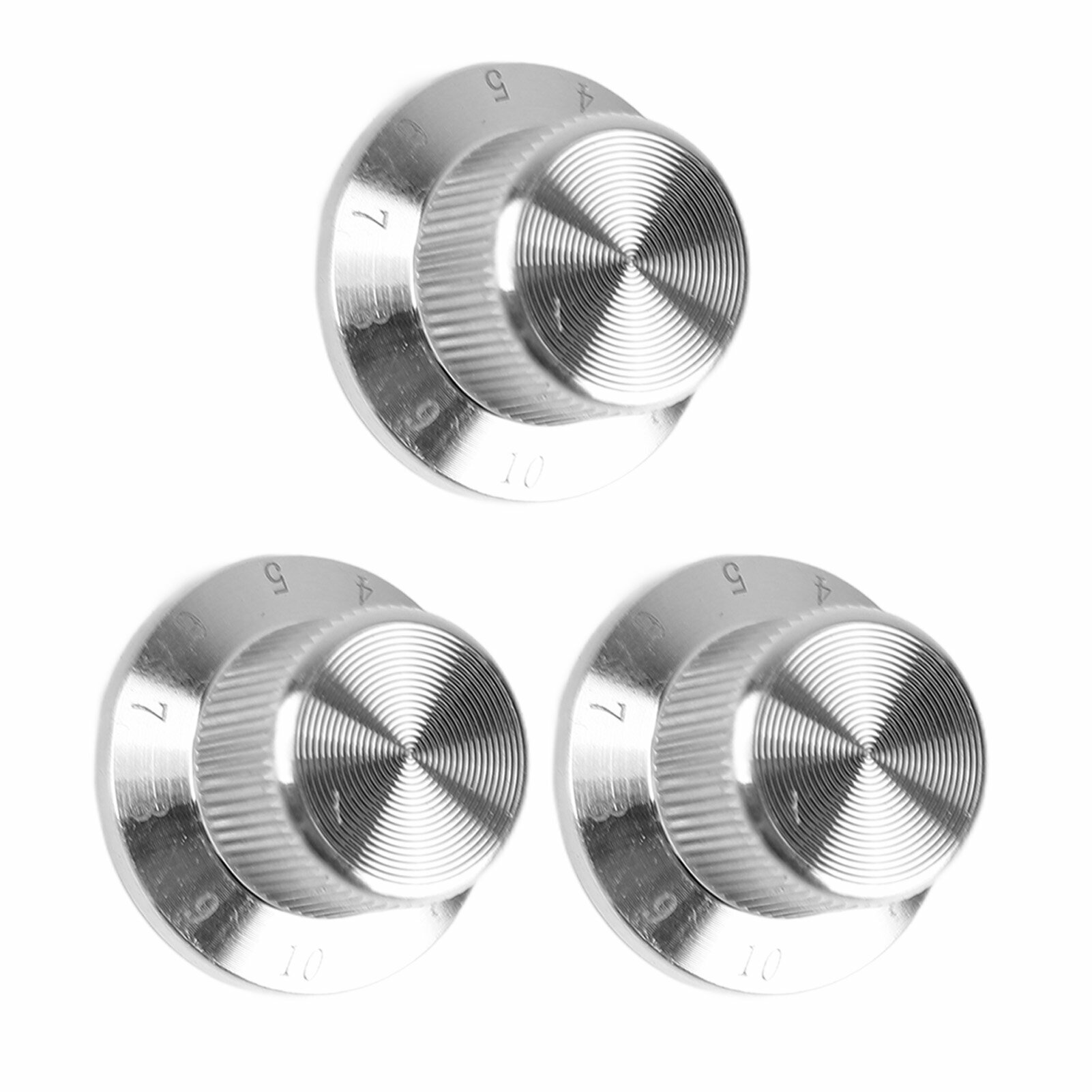 3PCS Гитарная ручка Металлическая заусеница Fine Surface Free Free Guitar Glume Root