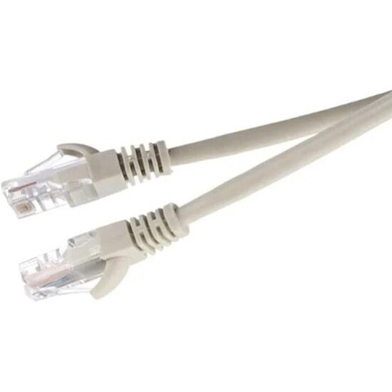 Патч-корд Gopower RJ-45 (m)-RJ-45 (m) 1.0м кат.5е ПВХ 26AWG CCA серый