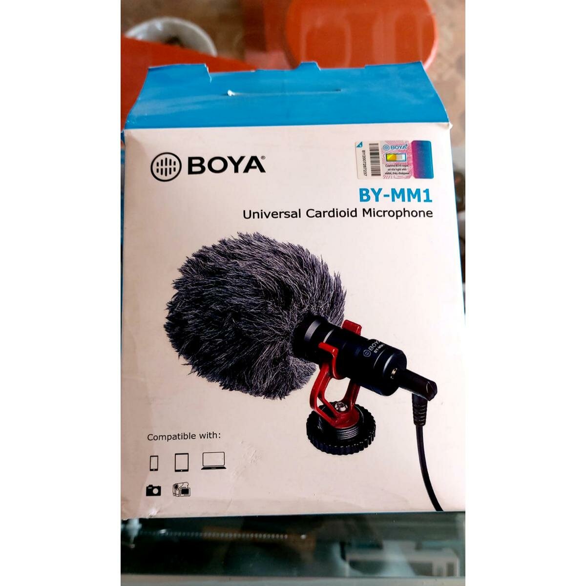 Направленный микрофон BOYA BY-MM1 Накамерный видеомикрофон, компактный накамерный видеомикрофон BY-MM1 Микрофон для запи