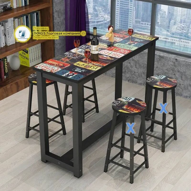 Барный стол, 140х40х100 см