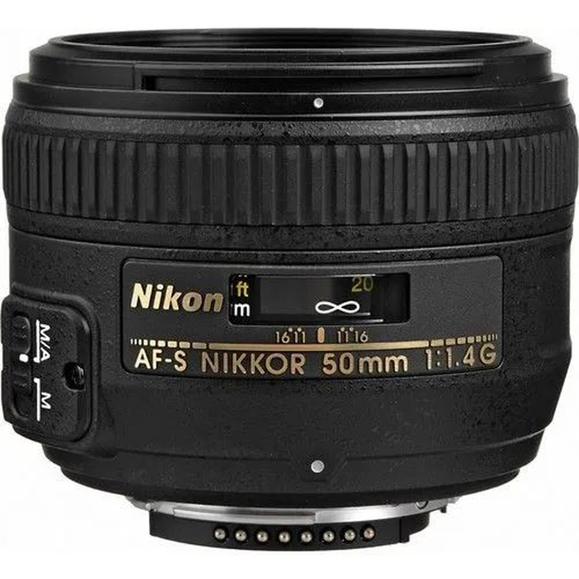 Объектив Nikon AF-S NIKKOR 50mm f/1.4G, автофокус, ультразвуковой мотор, черный
