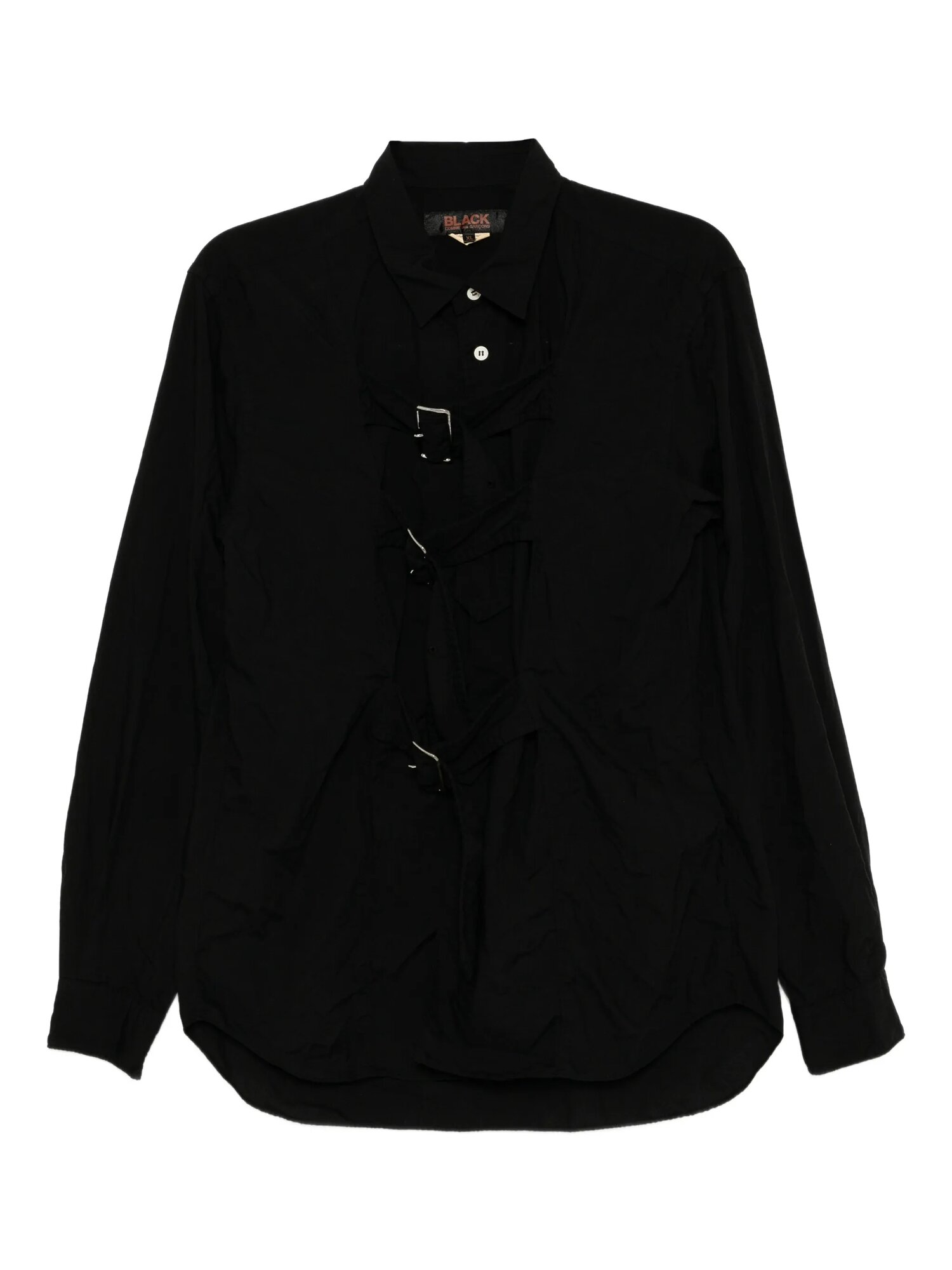 Рубашка BLACK COMME des GARCONS, размер L, черный — фото 1