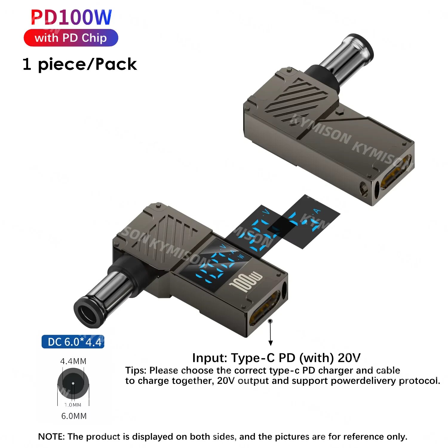 Переходник KYMISON USB Type C на 6,5x4,4 мм, Adapter with Digital