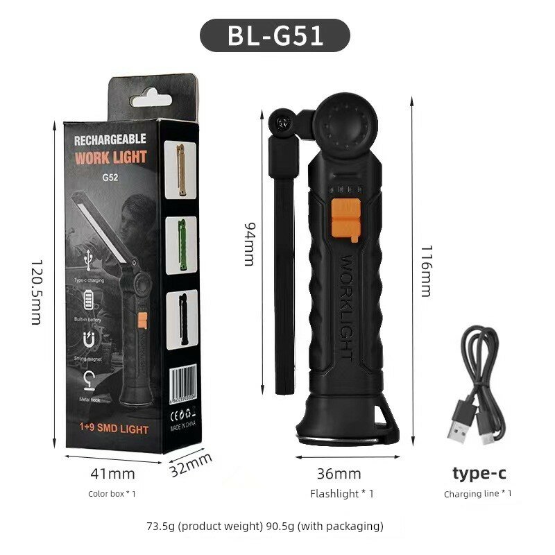 Многофункциональный складной фонарь-палатка, уличный магнитный фонарик, фонарь для осмотра автомобиля, ремонтный