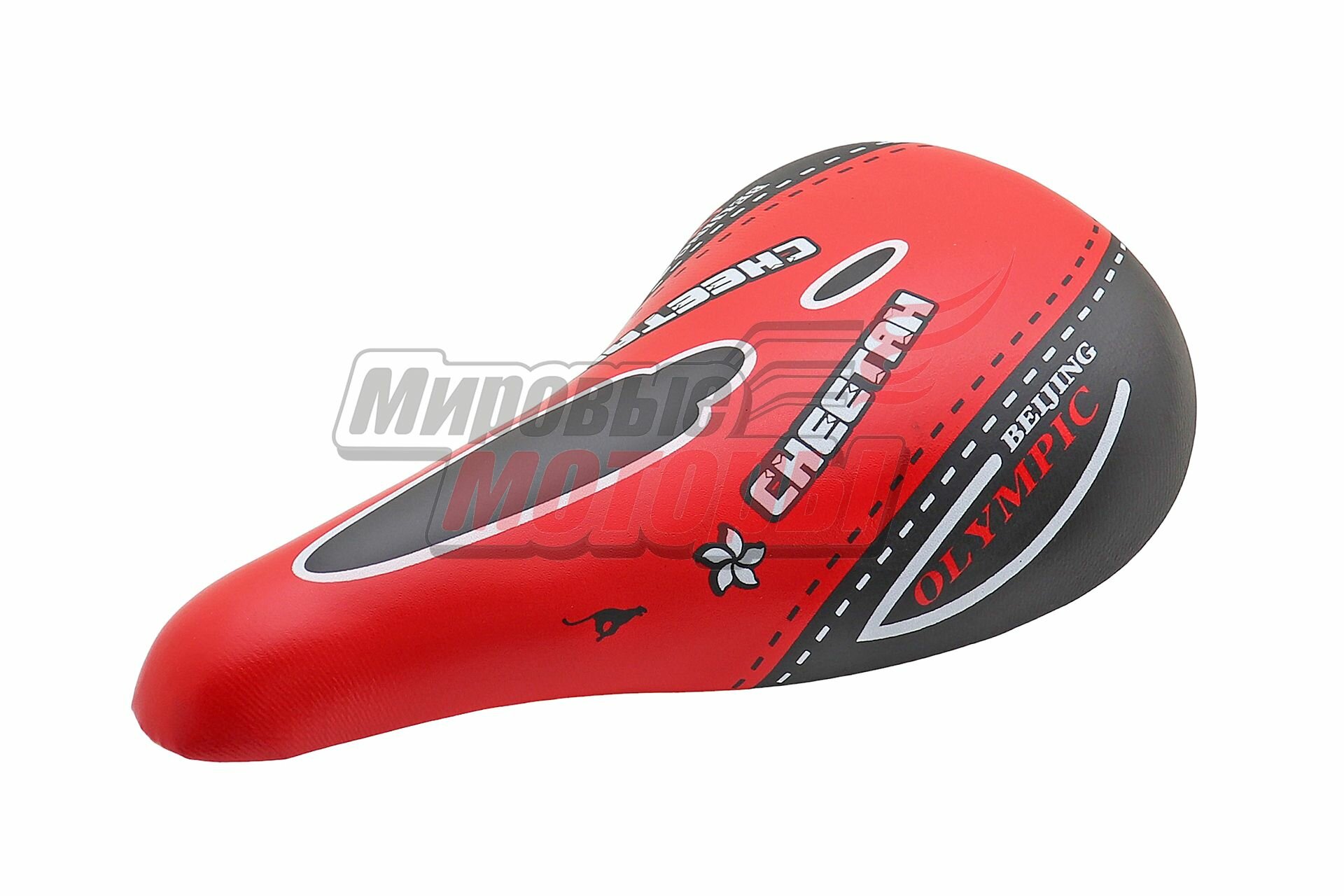 Седло вело детское 16" без пружины(разные цвета) пластик