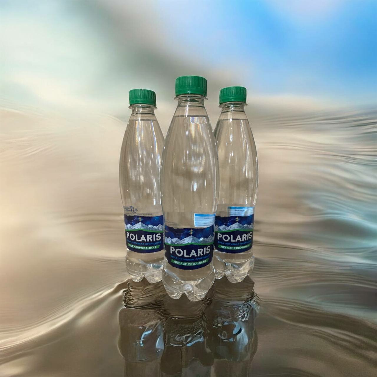 Вода газированная Polaris очищенная 0.5л/12шт