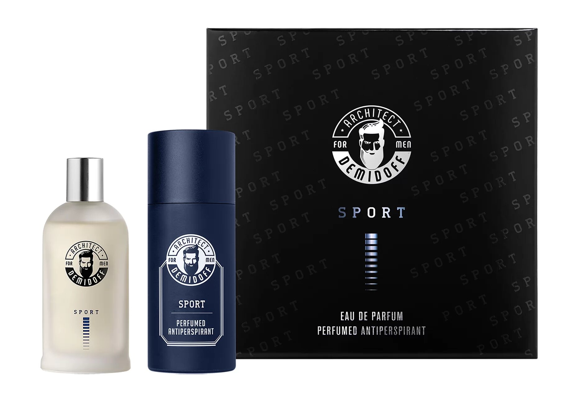 Подарочный набор мужской ARCHITECT DEMIDOFF Sport Eau de Parfum, парфюмерная вода 100 мл, дезодорант