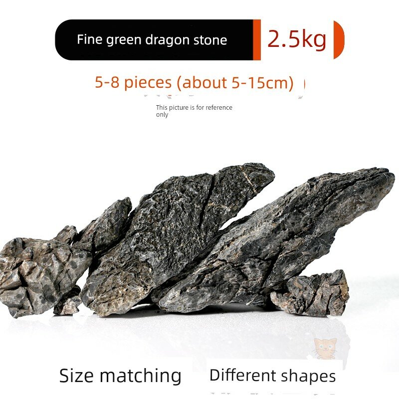 Камень для аквариума «Зеленый дракон», обработанный кислотой, натуральный камень для ландшафтного дизайна, декоративные