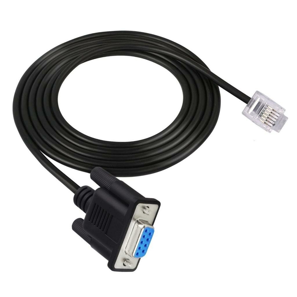 Быстрый кабель RS232 с разъемом RJ11/RJ12 6P6C, 1pc