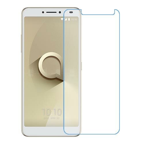 Скрин Мобайл защитный экран для Alcatel 3v из нано стекло 9H