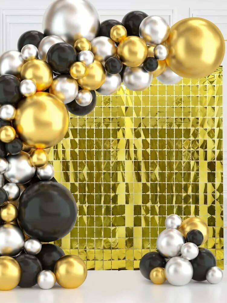 Дождик 200 см золотой 2 шт.