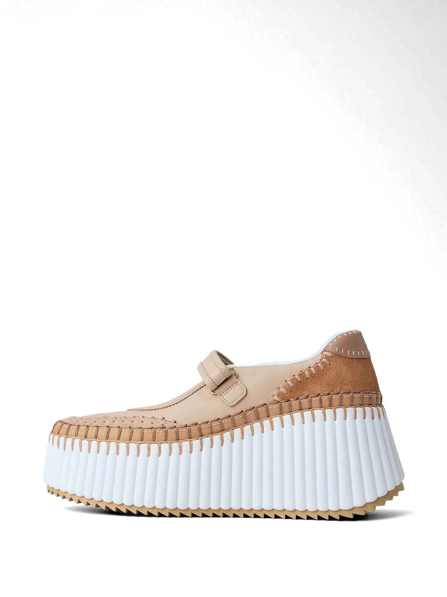 Кроссовки Chloe Nama wedge sneakers, размер 39, разноцветный — фото 1