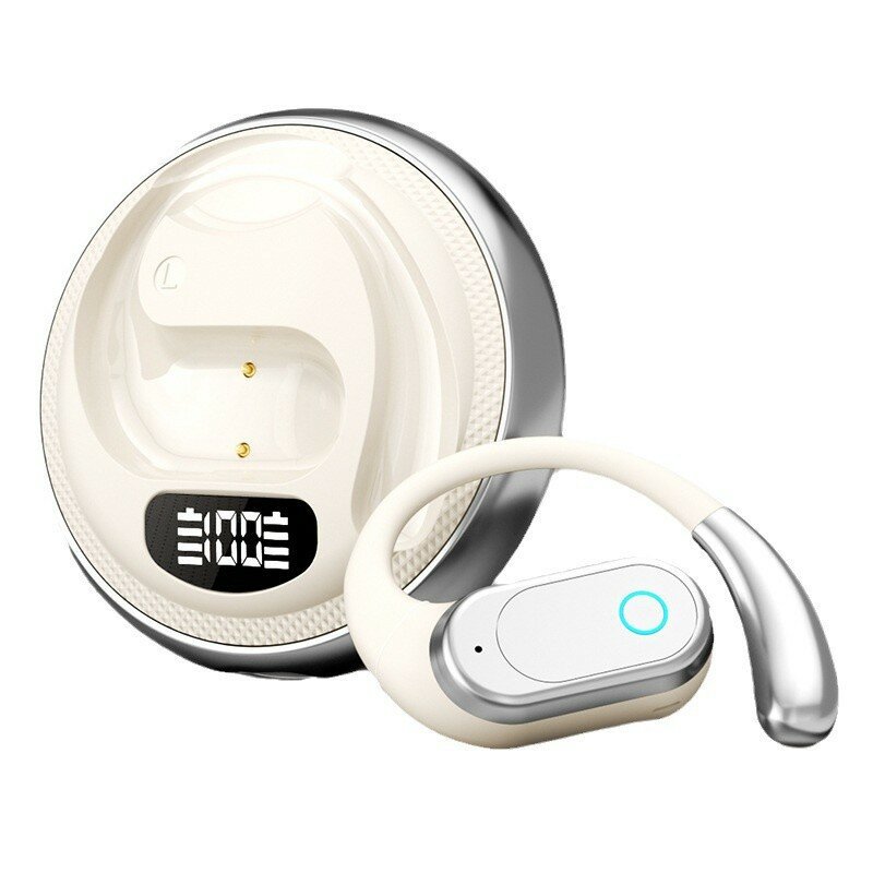 Новые наушники F206 с Bluetooth, не вставляющиеся в ухо, наушники для спорта с повешенным типом, длительный запас хода, шумоподавление