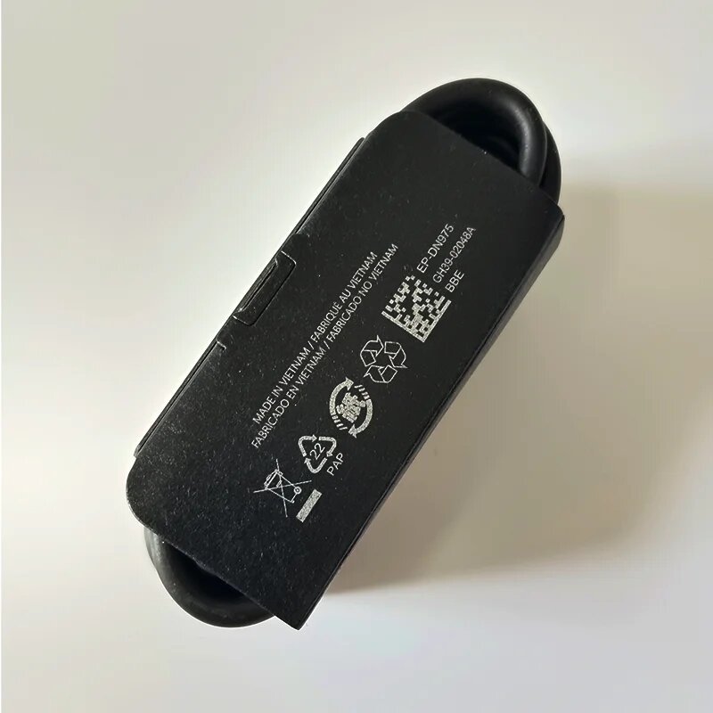 Оригинальный кабель Samsung 45W 25W Type C USB C для сверхбыстрой зарядки Черный, 1 м, Black 1 piece
