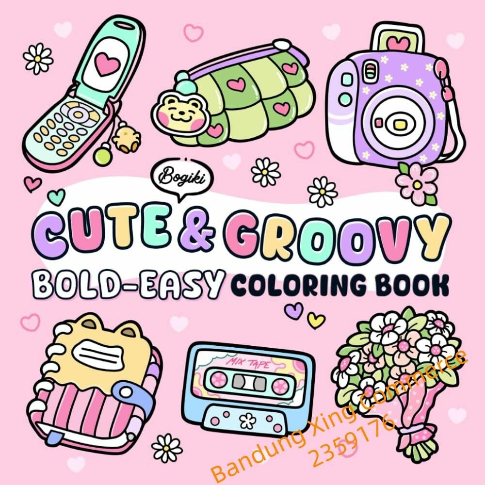 Раскраска антистресс для взрослых и подростков Coco Wyo -CUTE&GROOVY 113