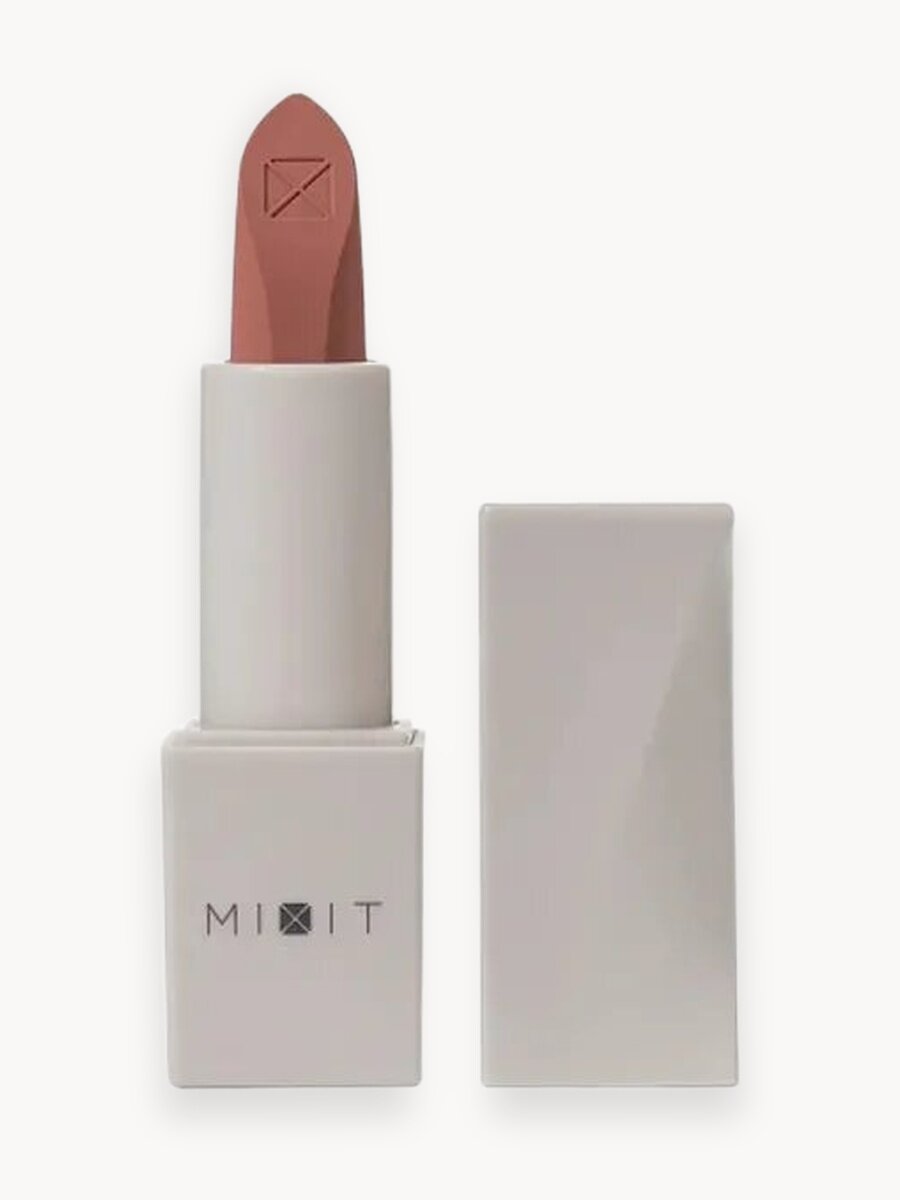 MIXIT Помада для губ матовая, оттенок 01 розовый персик. Профессиональная декоративная косметика для макияжа MAKE UP