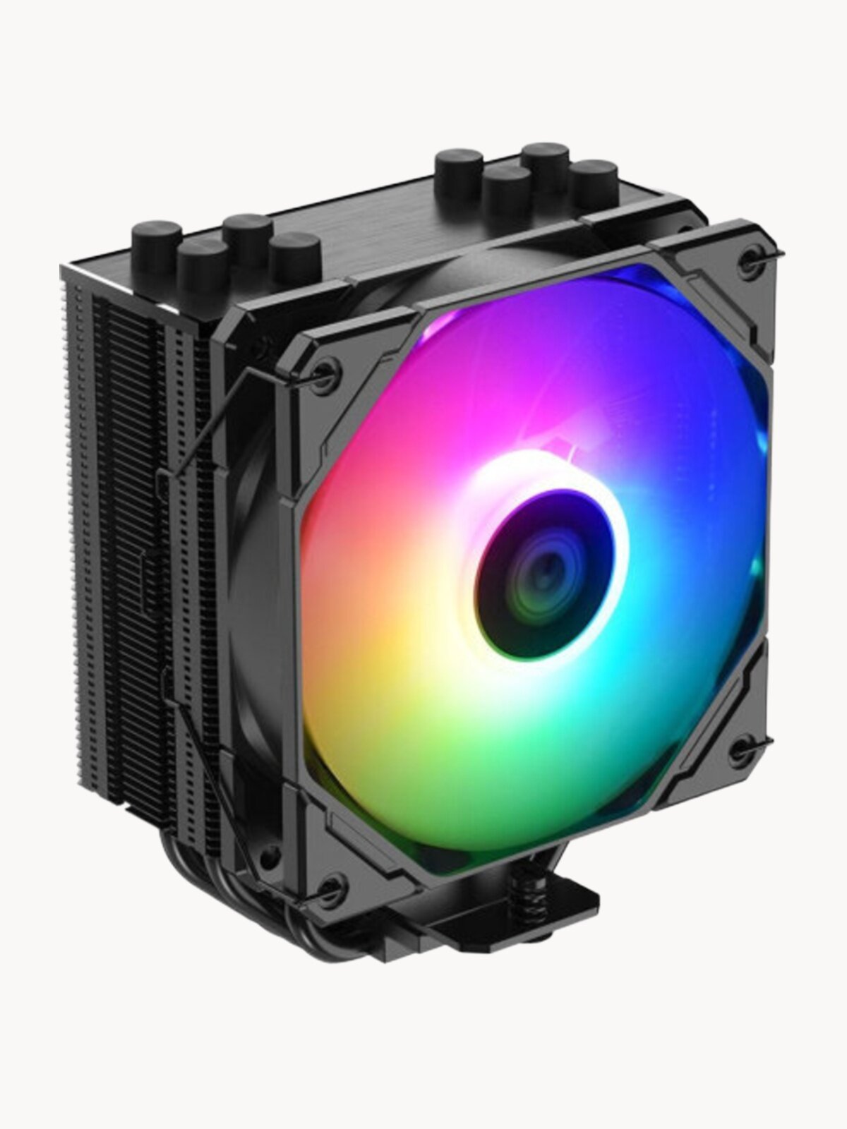 Кулер для процессора башенный ID-COOLING SE-224-XTS ARGB, 220W TDP, 120мм вентилятор, 4 трубки, LGA 1700/AM5/AM4, черный