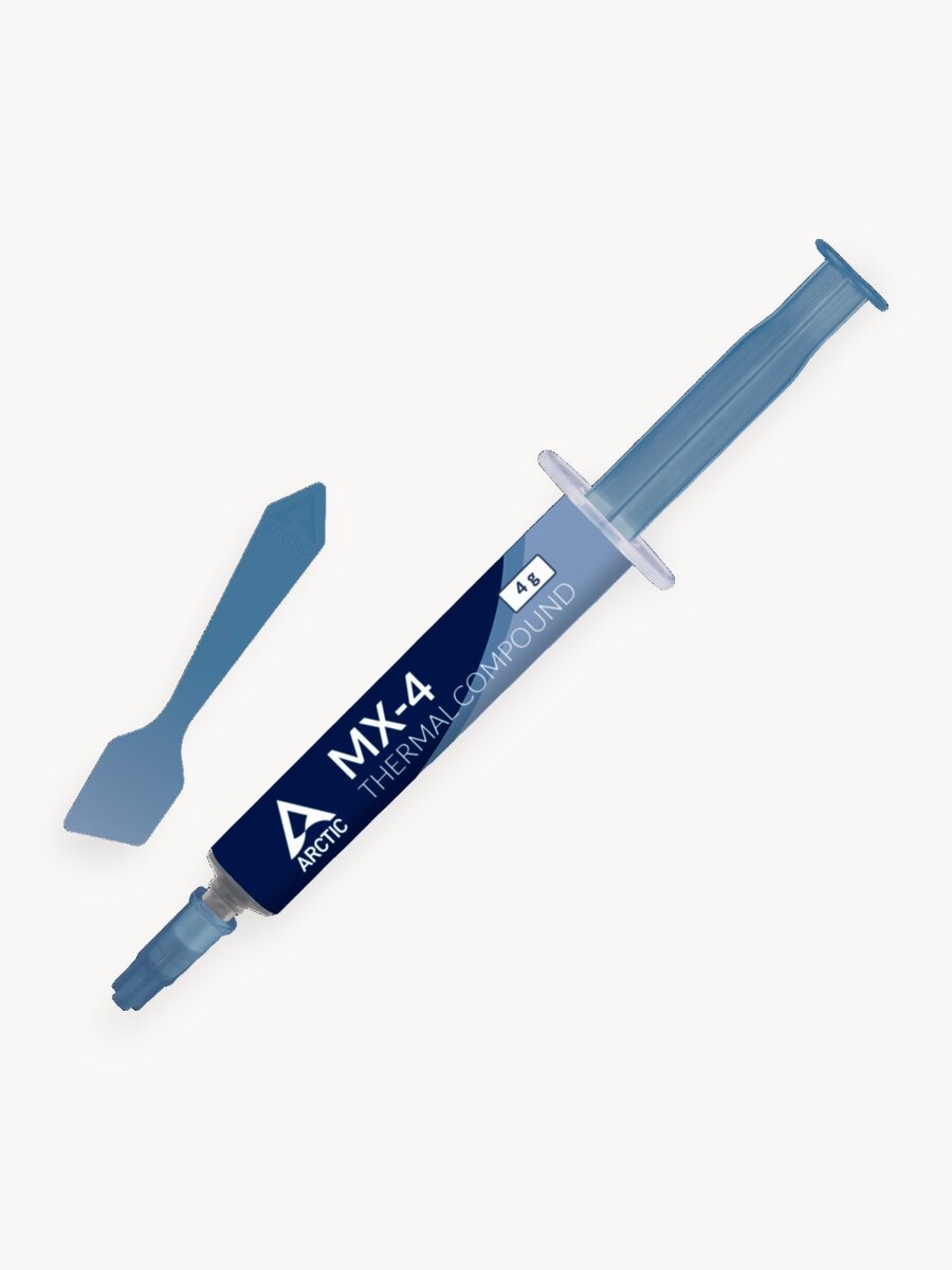 ARCTIC MX-4 Spatula, 4 г. – термопаста со шпателем для процессора, видеокарты, ноутбука, консоли, телефона.