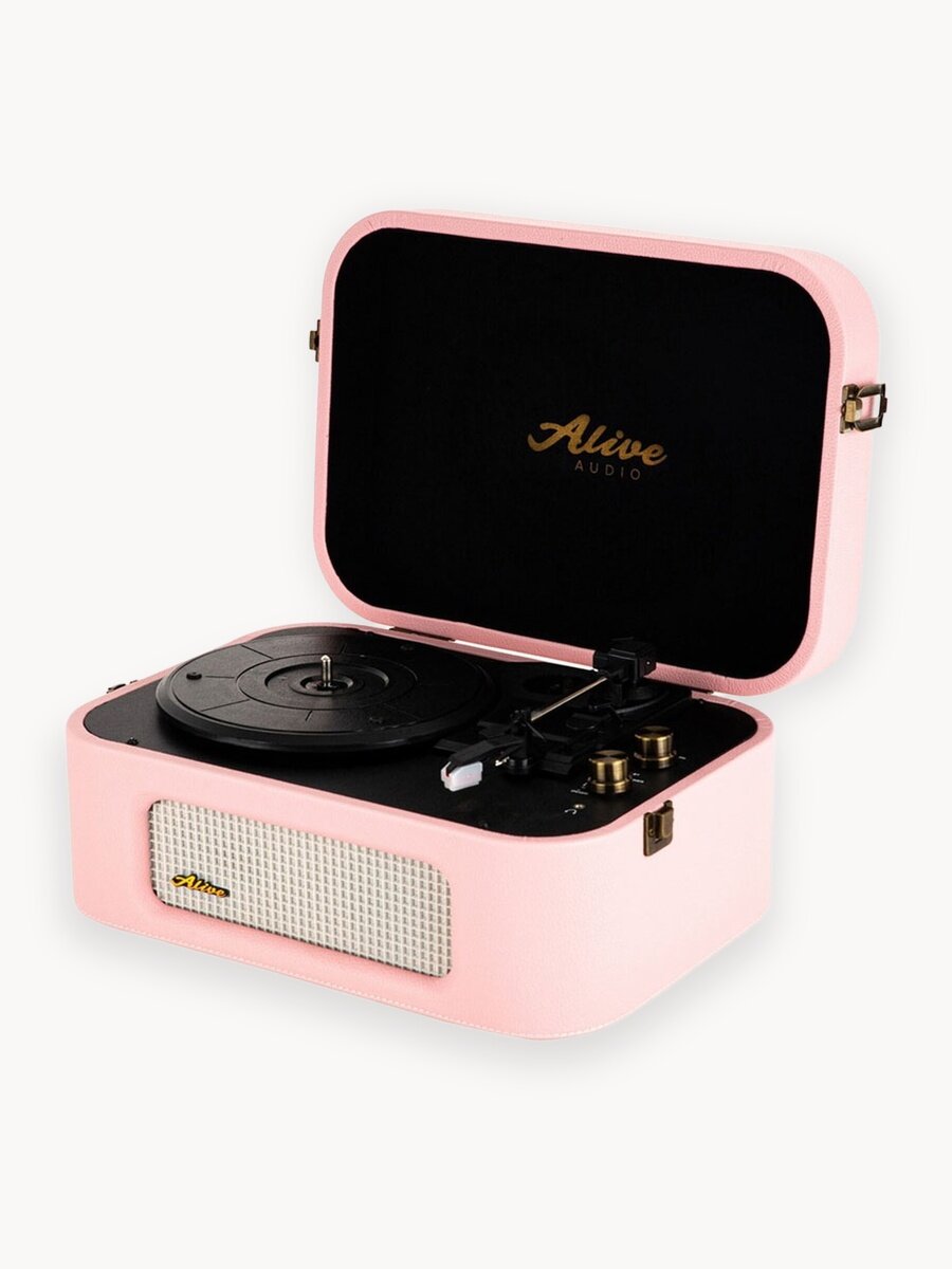 Alive Audio STORIES rose wine проигрыватель винила, ременной привод, розовый