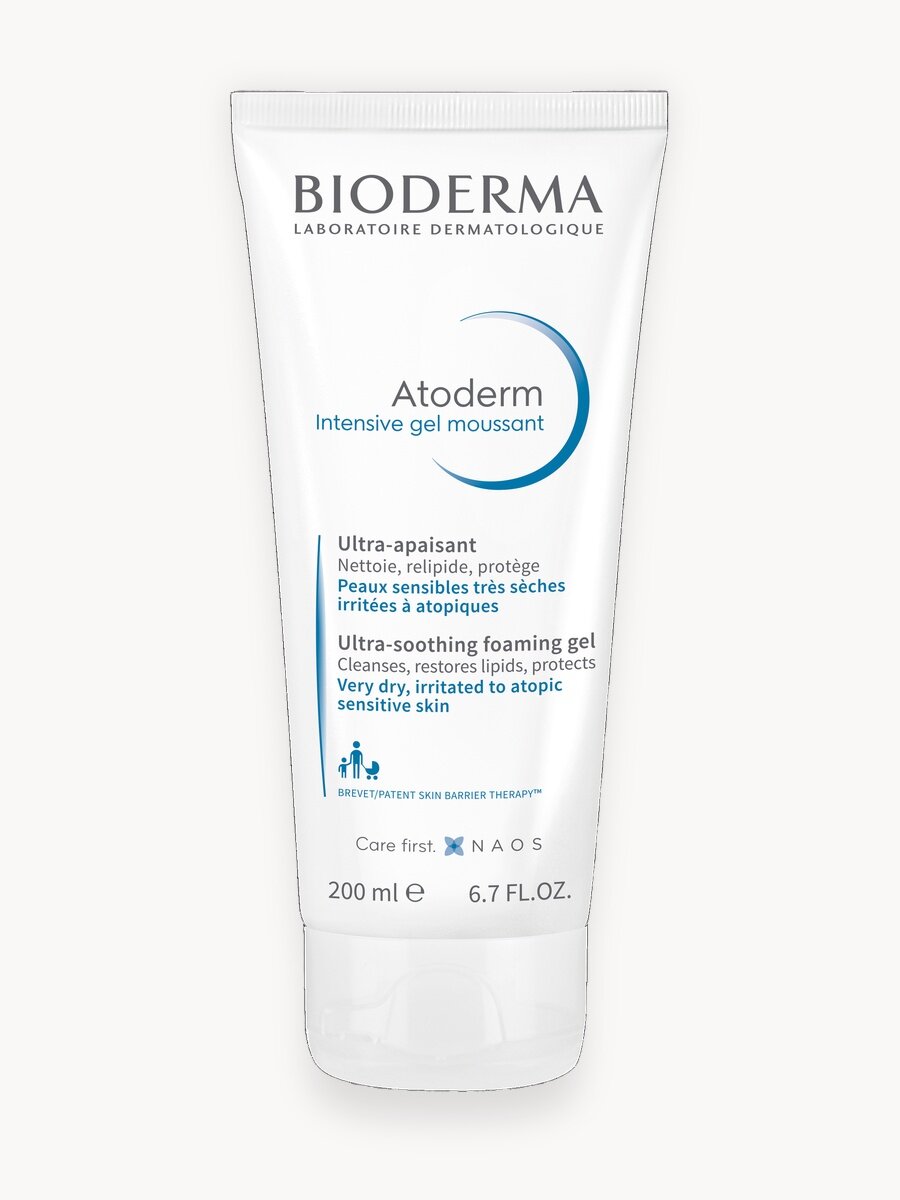 BIODERMA Atoderm Intensive Успокаивающий гель для сухой, раздраженной и атопичной кожи лица и тела, 200 мл