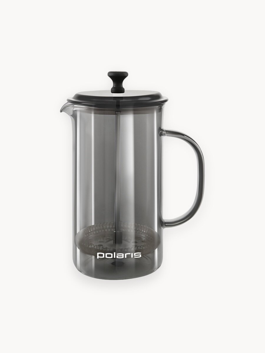 Френч-пресс стеклянный 1000 мл Polaris Graphit-1000FP заварочный чайник для кофе и чая