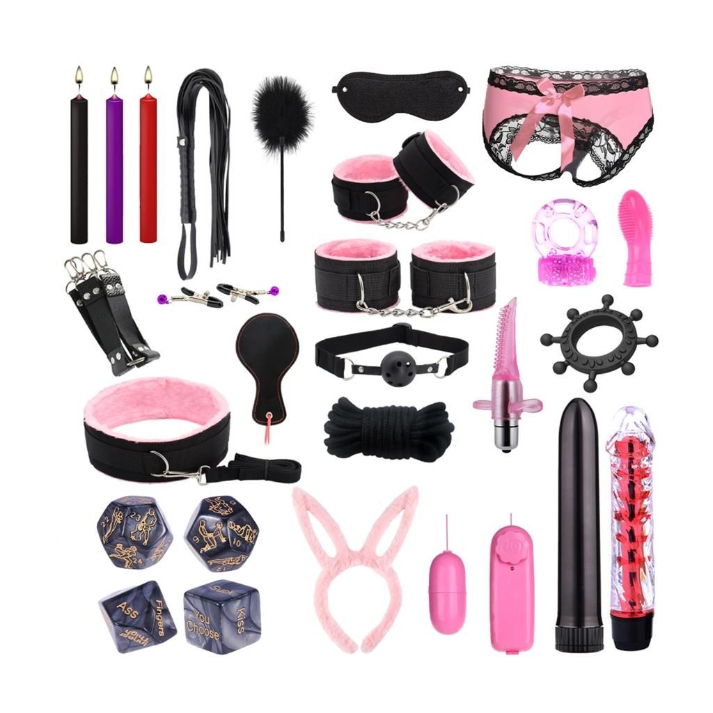 27 шт БДСМ-удерживающие устройства для комплектов SexBondage Вибраторы Sex ToyClit
