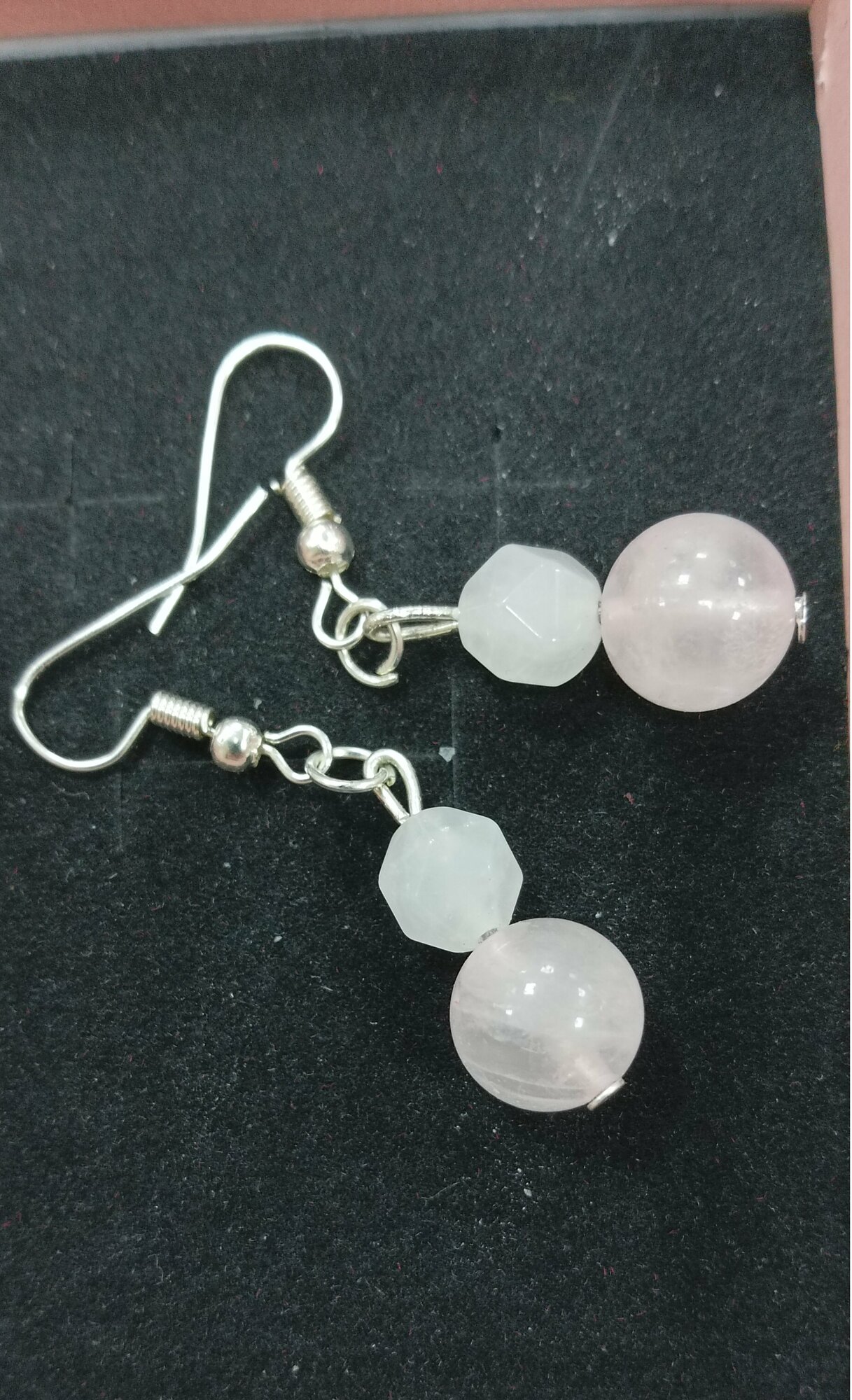 Серьги, кварц