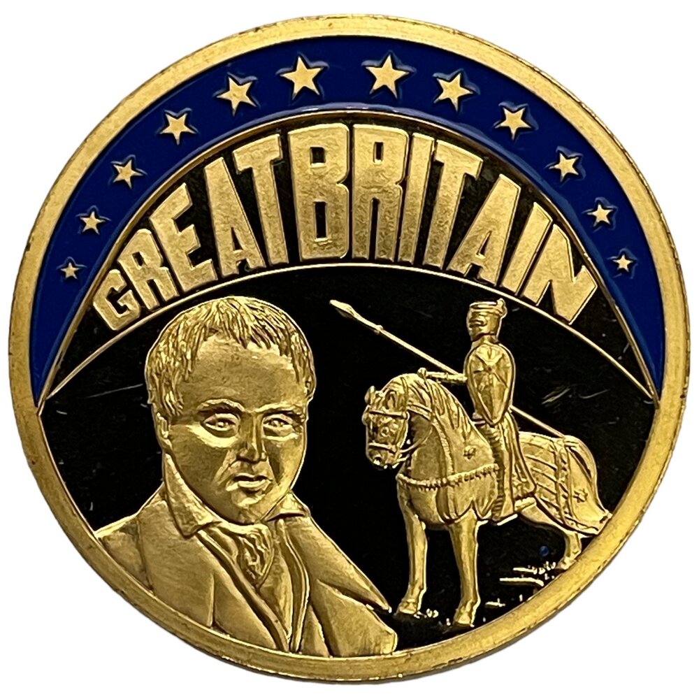Великобритания 1 экю 1994 г. (Вальтер Скотт) (Proof)