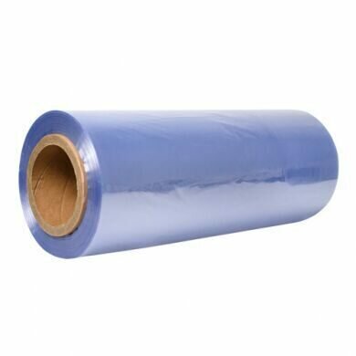 Пленка термоусадочная ПВХ, 250мм х 600м, 15 мкм, 5.85 кг, голубая