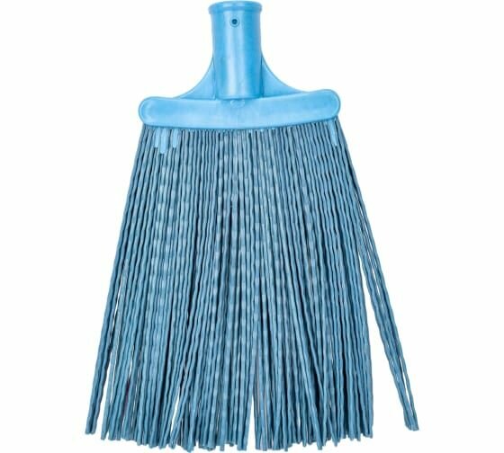 Синтетическая плоская веерная метла Gigant 260х260 мм, малая, без черенка GAV-40