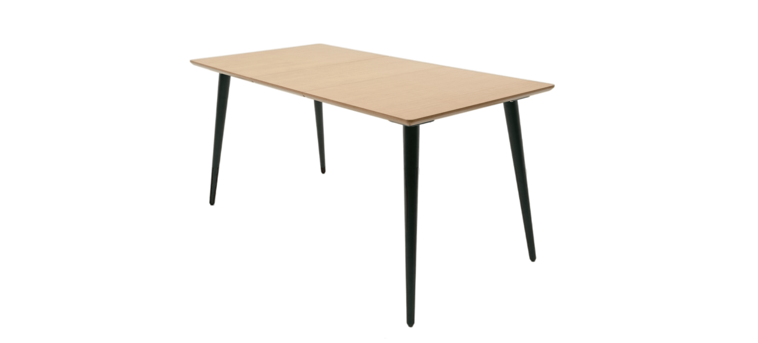 Стол ZiP-mebel Монте 120 Чёрное Дерево/Натур Размеры: Высота 750мм Глубина 800мм Ширина 1200мм