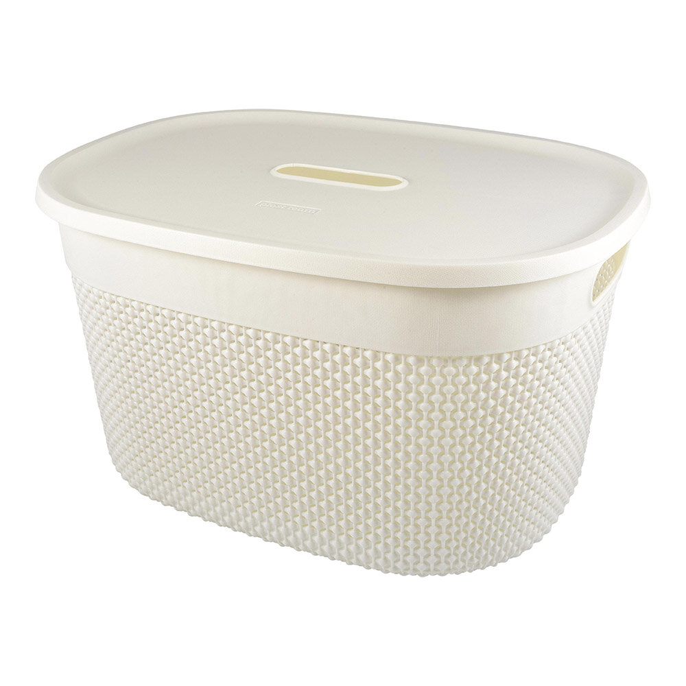 Корзина для хранения Plast Team OSLO 18 л молочный туман