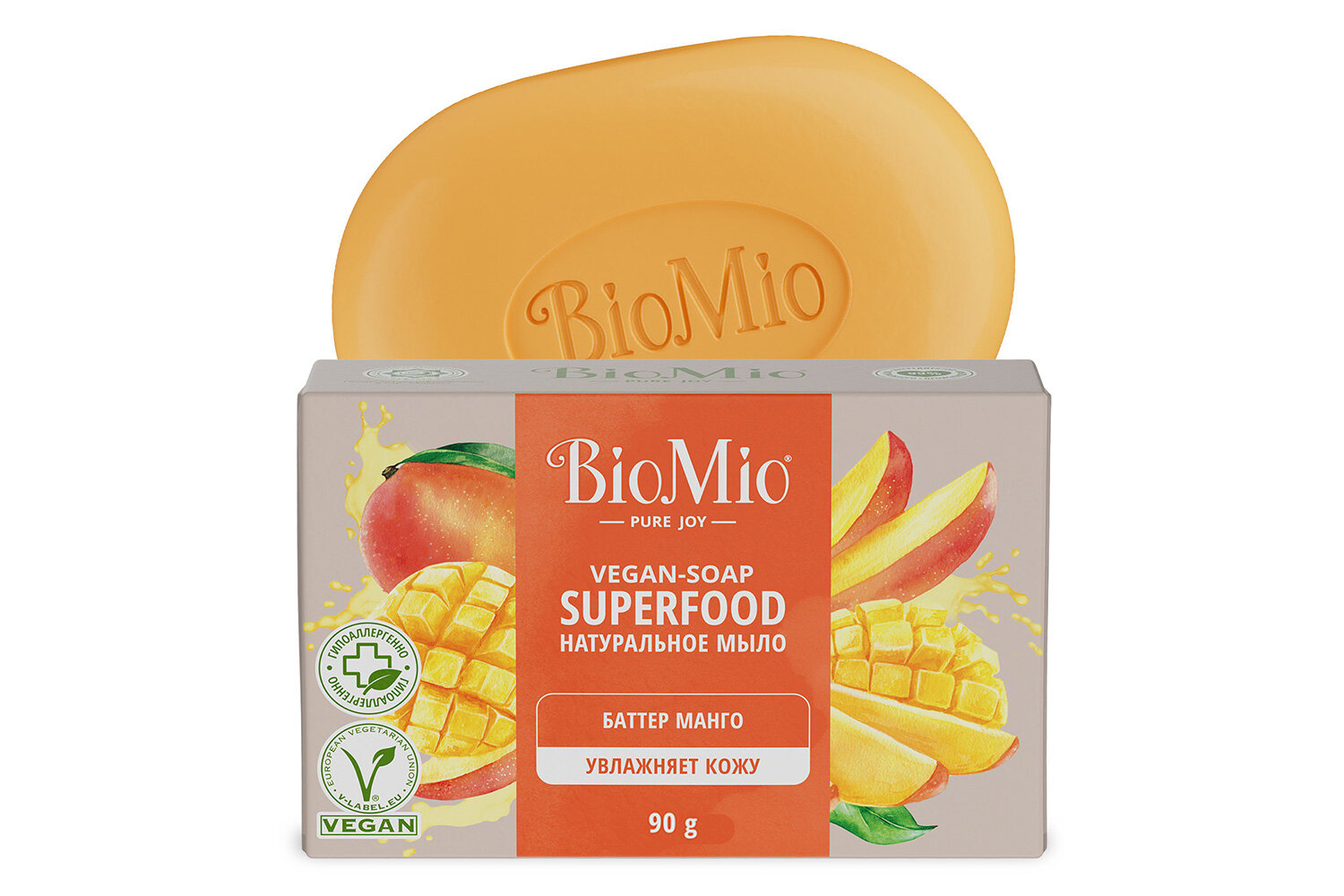 BioMio Натуральное мыло Bio-soap Superfood с баттером - уход за кожей лица и тела