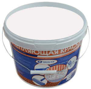 Фасадная утепляющая краска Теплос-Топ 11 литров, NCS S 0804-R30B
