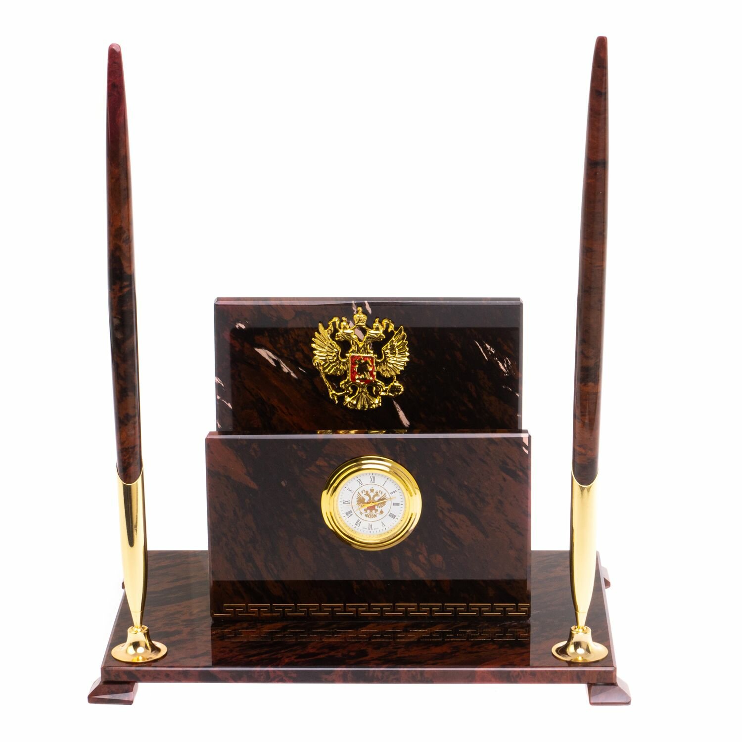 Настольный набор "Классический" из обсидиана 126784