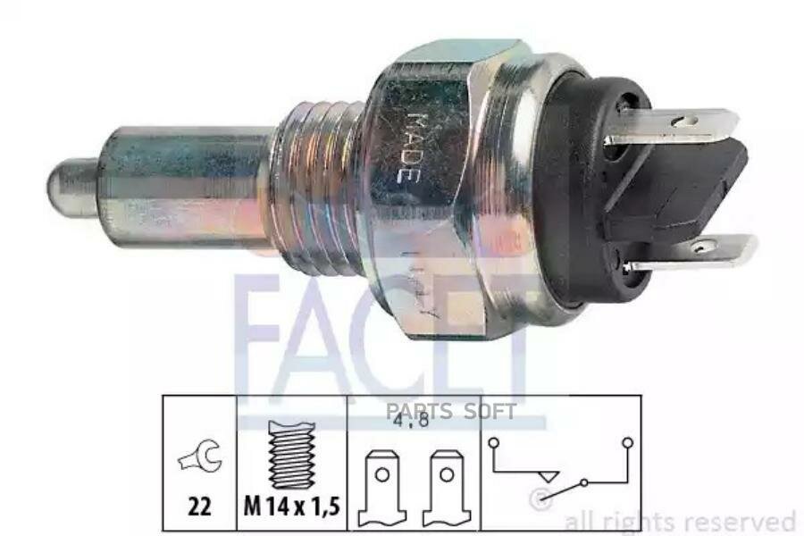 Датчик заднего хода CITROEN AX 1.3 Sport Facet арт. 76015