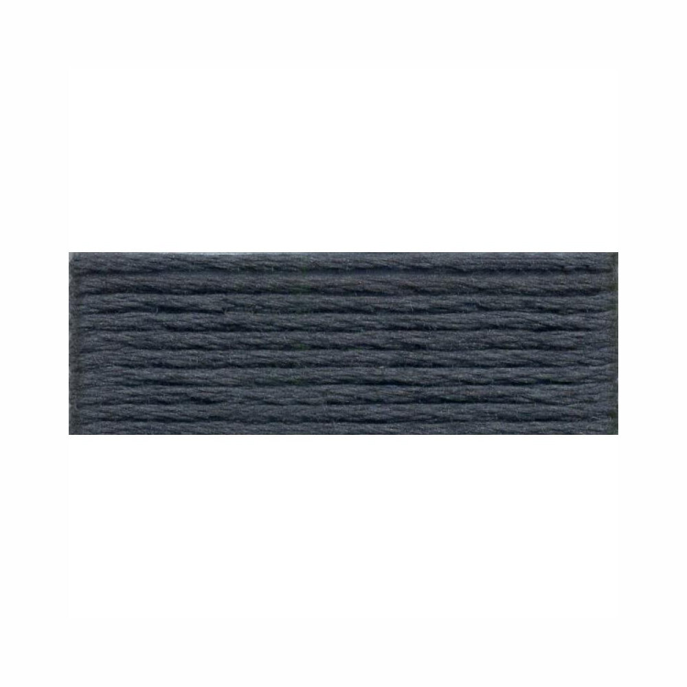 Мулине "DMC" 100% хлопок 8 м №0413 т. серый