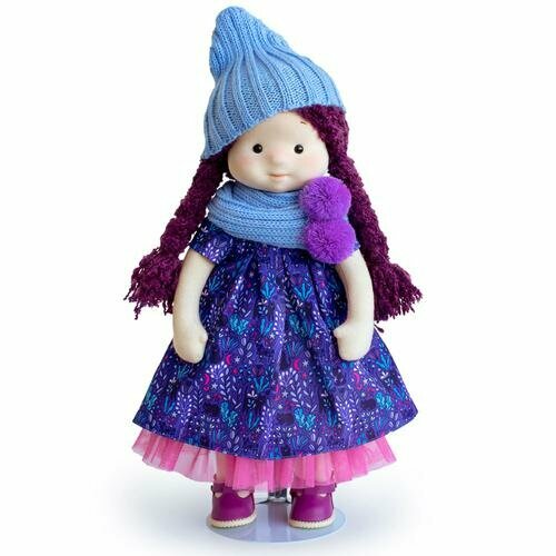 Budi Basa Кукла MiniMalini Тиана в шапочке и шарфе (38см) (в подарочной коробке) Mm-Tiana-02, (ООО "