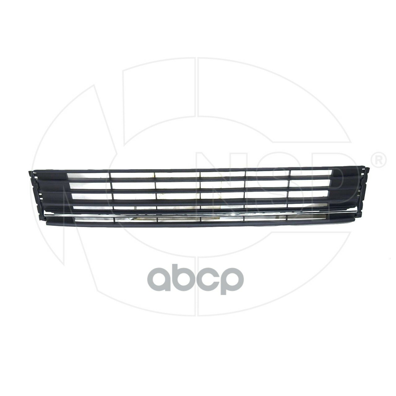 Решетка бампера переднего VOLKSWAGEN Polo sedan (15-) (хром. молд.) NSP арт. NSP086RU853671CRYP