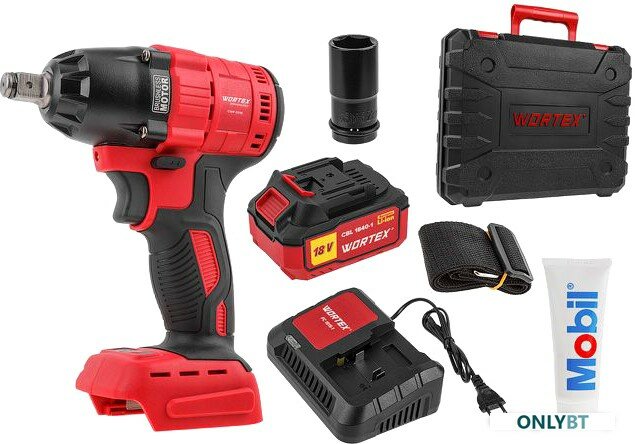 Шуруповерт WORTEX CWR 0318 кейс и ЗУ (0329229)