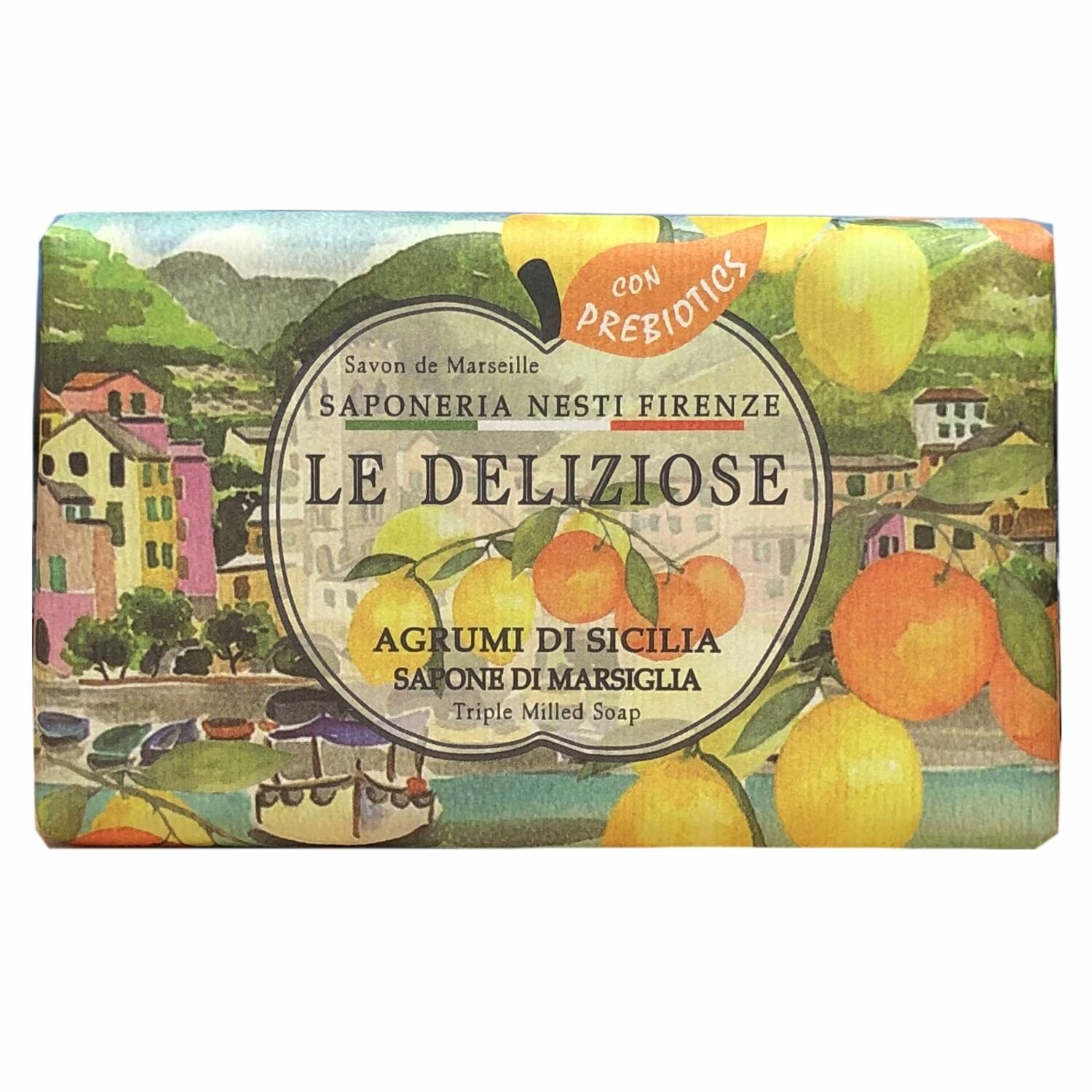 Мыло Nesti Dante LE DELIZIOSE Лимоны из Сицилии / Agrumi Di Sicilia 150 г