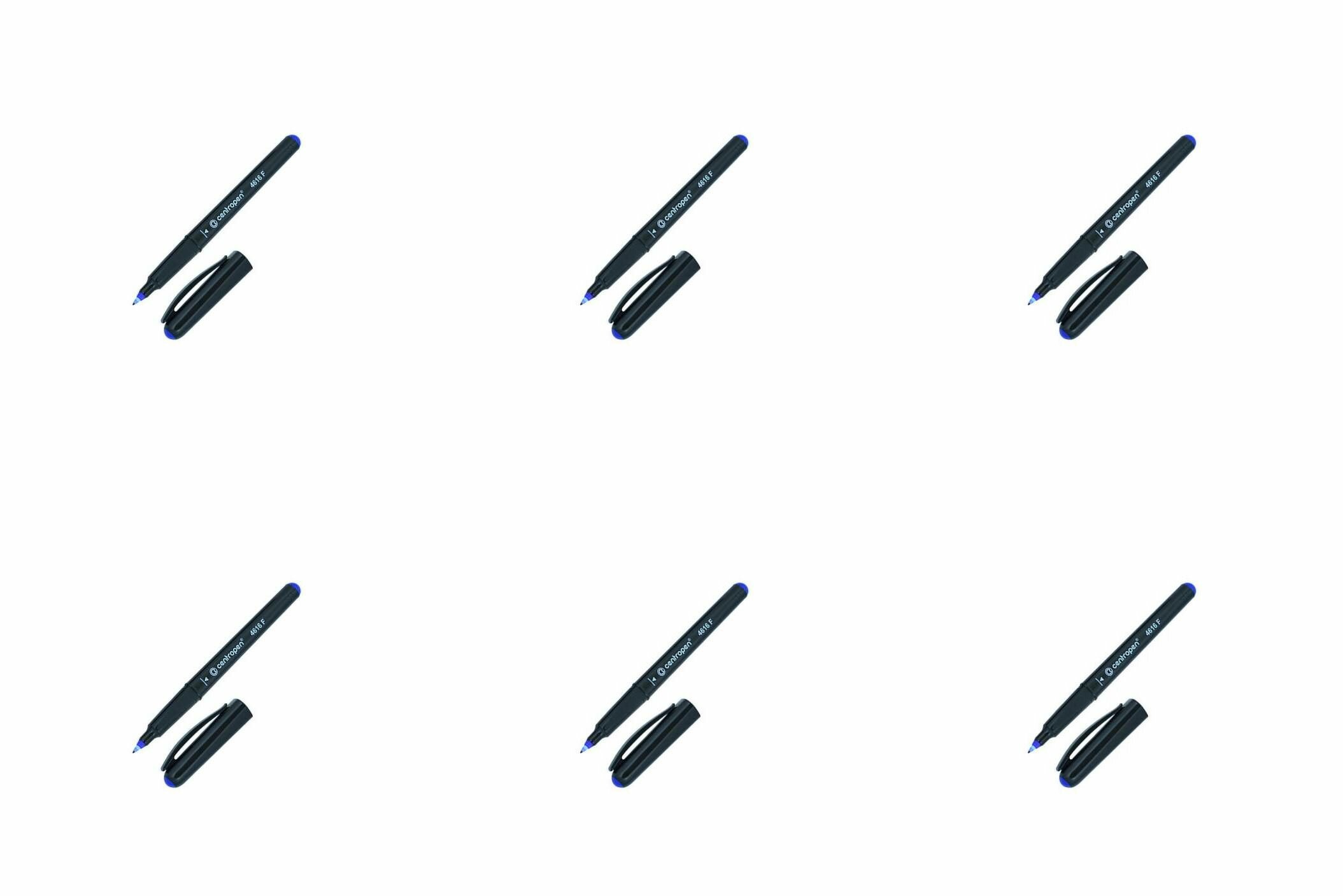 Centropen Маркер для компакт дисков CD 0,6 мм синий, 6 шт.