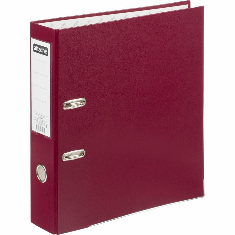 Attache Папка-регистратор 75мм, А4, бордо