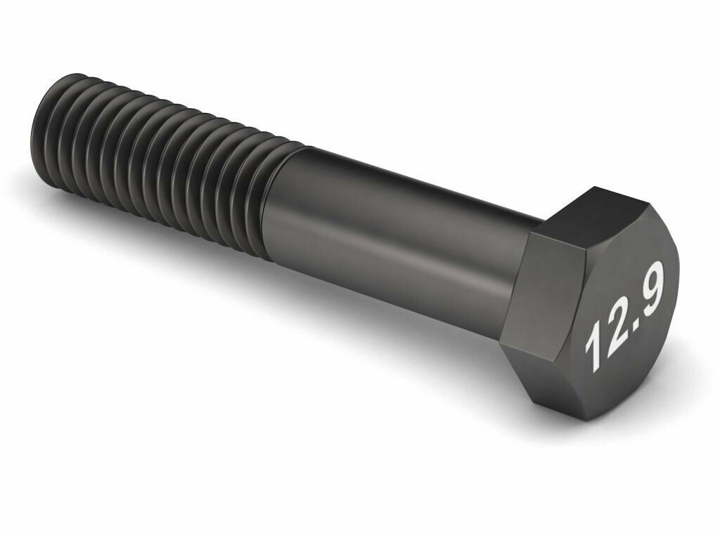 Болт DIN931 М16х55 высокопрочный 12.9 10 шт.