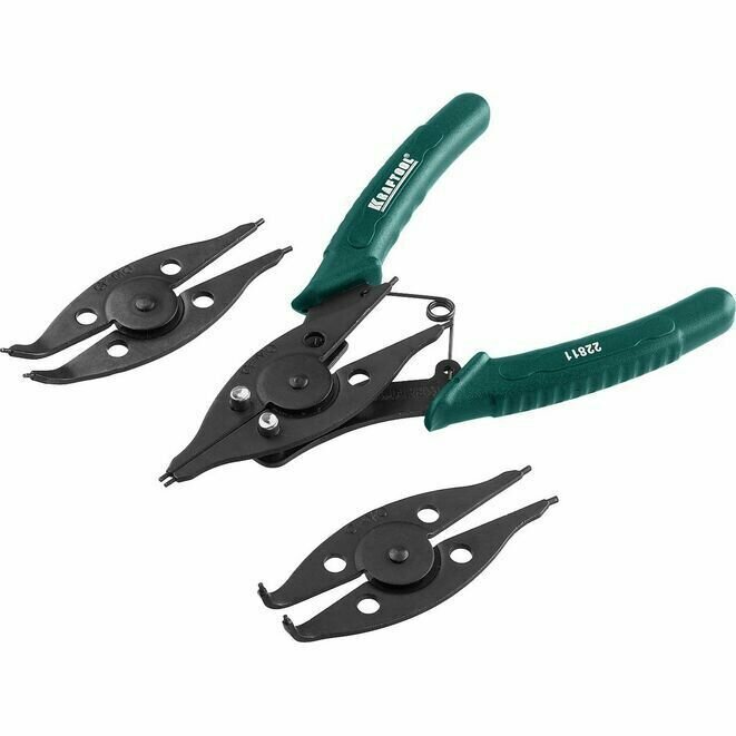 Набор съемников для внешних/внутренних стопорных колец KRAFTOOL Universal 12-in-1